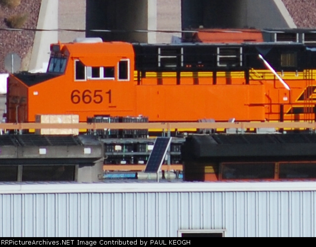 BNSF 6651 shines in the Morning Sun!!!